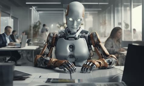 Robot Enhancing Office Work Images Free Download On Freepik