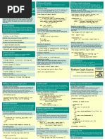 Beginners Python Cheat Sheet PCC Pygame PDF | PDF | Computer Architecture | Computing