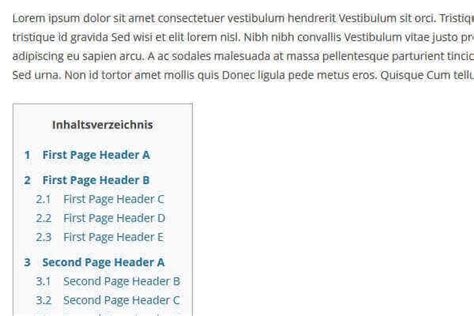 Extended Table Of Contents With Nextpage Support Bypeople
