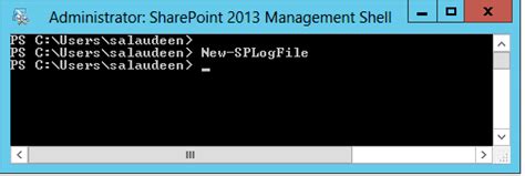 New Splogfile Powershell Cmdlet In Sharepoint Troubleshooting