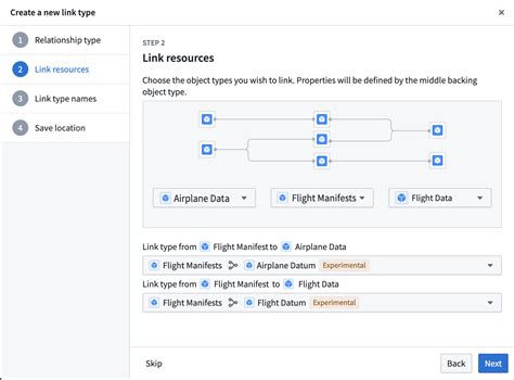 Object And Link Types • Link Types • Create A Link Type • Palantir