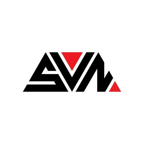 Svn Triangle Letter Logo Design With Triangle Shape Svn Triangle Logo Design Monogram Svn