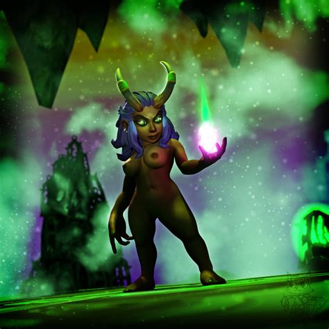 Rule 34 3d Blizzard Entertainment Gnome Gnome Warcraft Gnome Female Kingofdracthyr Naked