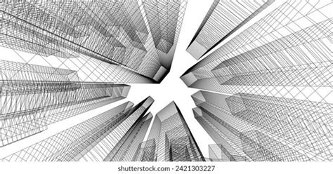 Architecture Design Vector 3d Illustration Stock Vector Royalty Free