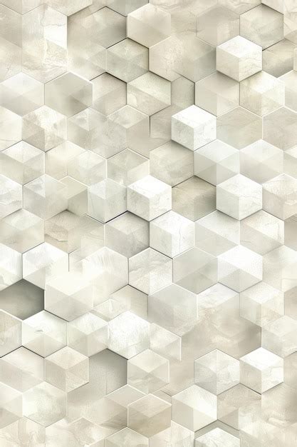 premium photo seamless isometric pattern of interlocking rhombuses