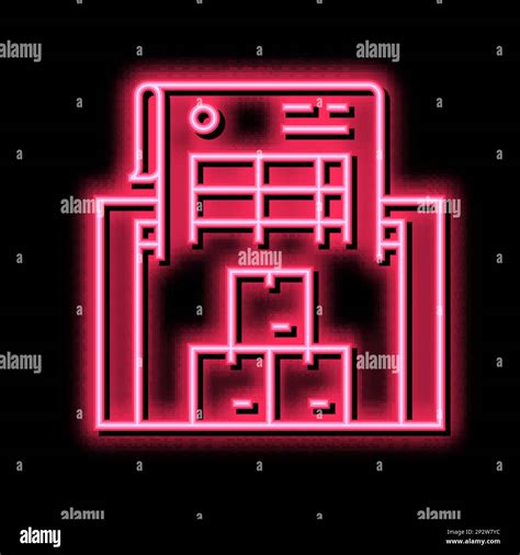 Calculation Of Optimal Stock Neon Glow Icon Illustration Stock Vector Image And Art Alamy