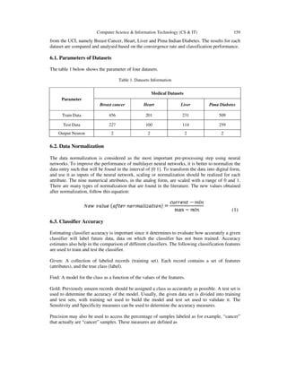 Medical Diagnosis Classification PDF Genetics Science