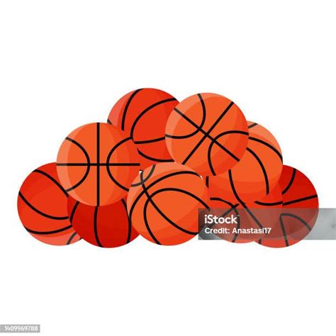 농구 공 더미 3x3 농구 스포츠 장비 여름 게임 농구 팀 스포츠에 대한 스톡 벡터 아트 및 기타 이미지 농구 팀 스포츠 벡터 산더미 Istock