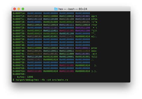hx — command line utility in rust lib rs