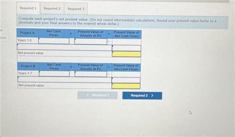 Solved Problem 24 4a Algo Applying Net Present Value And