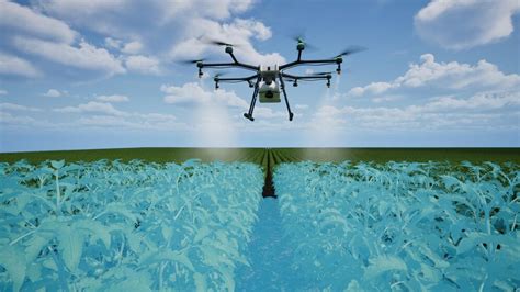 Premium Photo Agriculture Drone Using Lidar Scanning To Spray