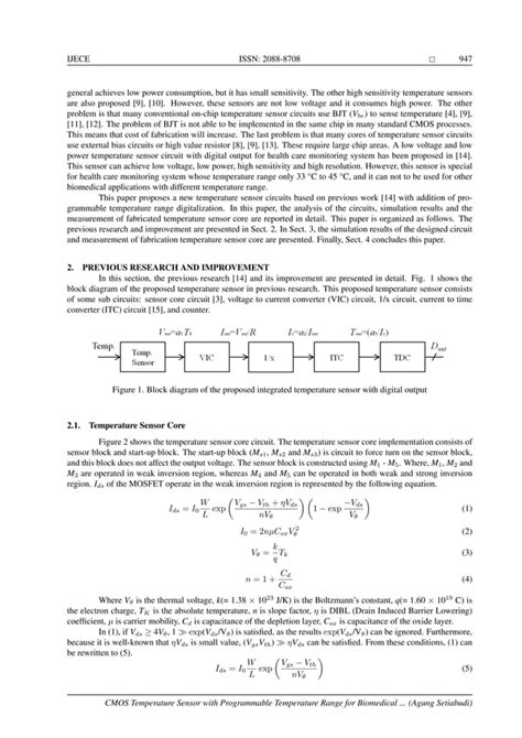Cmos Temperature Sensor With Programmable Temperature Range For Biomedical Applications Pdf