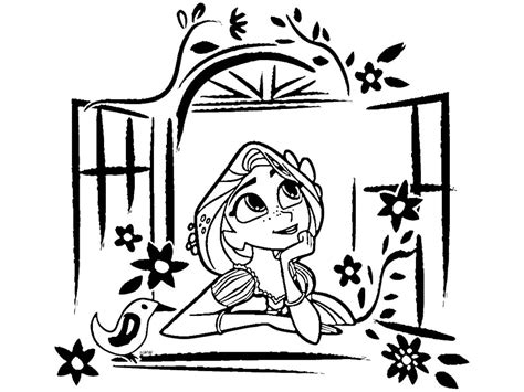 102 Rapunzel Para Colorear Disney Escenas Inolvidables De La Película