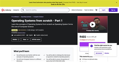 Online Course Operating Systems CollegeLearners
