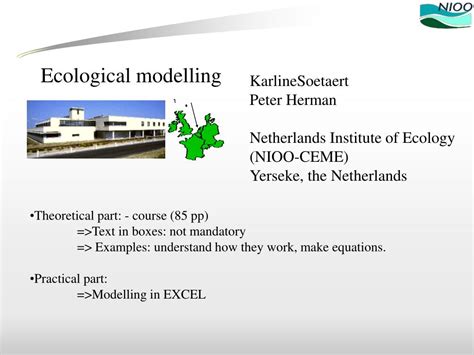 Ppt Ecological Modelling Powerpoint Presentation Free Download Id2759838