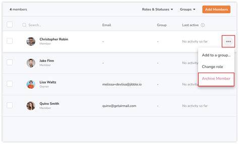 removing team members jibble