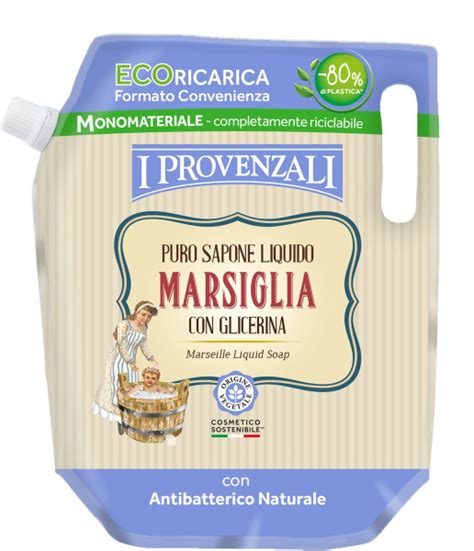 Мыло жидкое I Provenzali Марсельское, 750мл, 4 штуки - купить с ...
