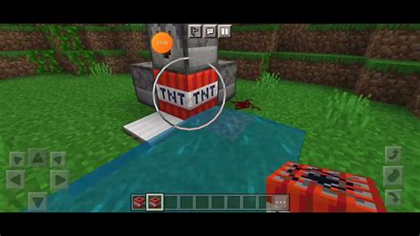 I Am Play Mminecraft And I Am Making Roket Launcher Command Block And Barrier Block Youtube