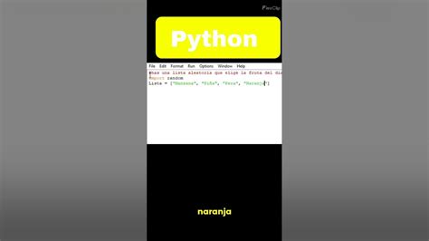 Como Hacer Listas Aleatorias En Python Gl Dev Development Pythontutorial Develop Coding