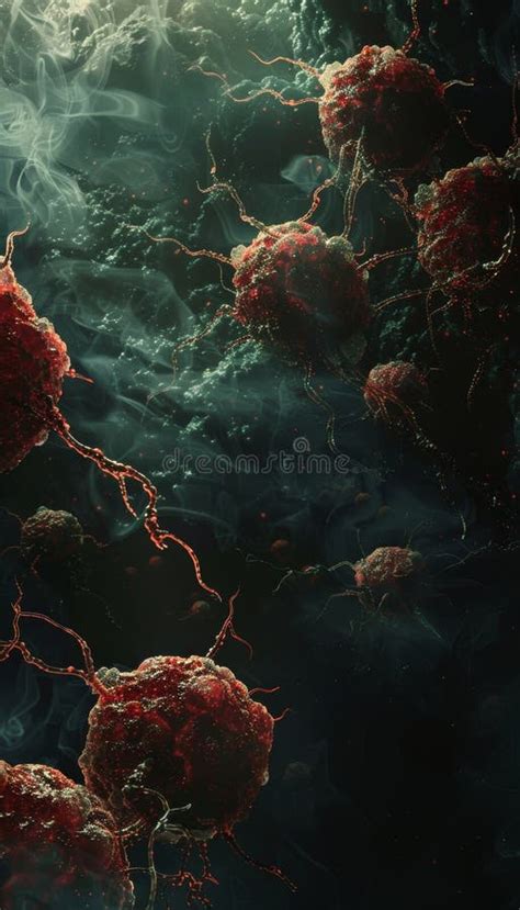 Dramatic Depiction Of A Tumor Dominated Biological Space Contrasting