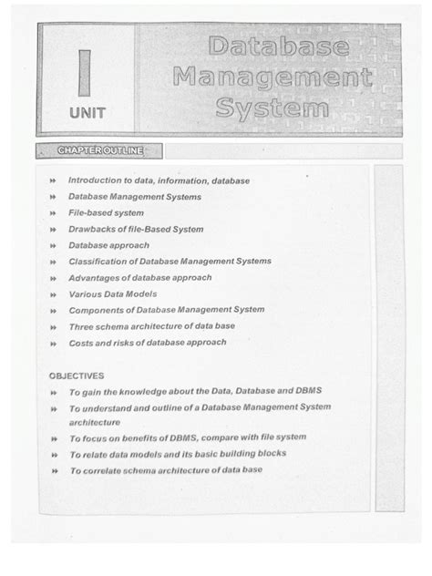 database management system pdf