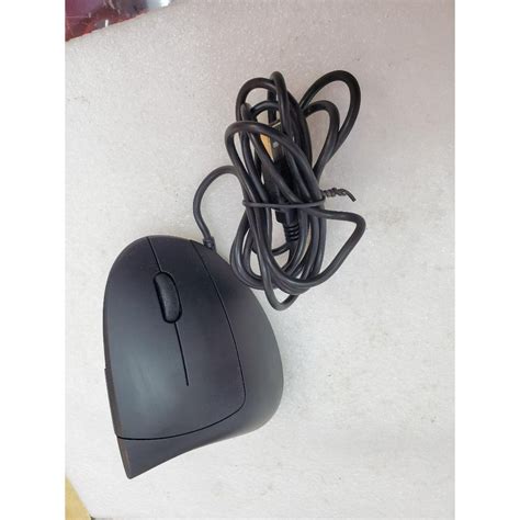 Csl Ergonomic Vertical Wired Optical Mouse Nr300569 Black Shopee Singapore