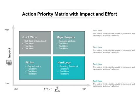 Impact Effort Matrix Slide Team