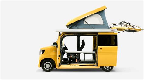 This Cute Kei Van Camper Has A Roof Tent And Somehow Manages To Sleep Four