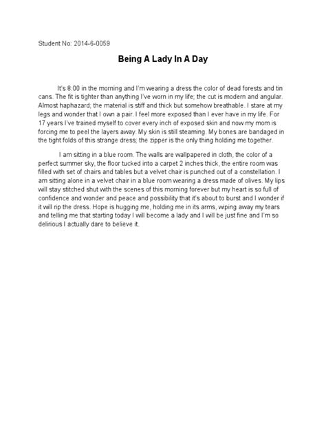 Descriptive Composition Pdf