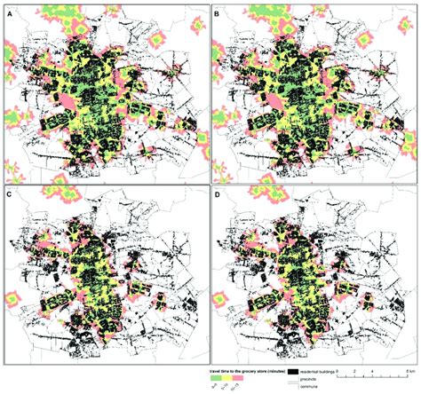 Spatial Differentiation Of Temporal Accessibility To Food Stores In