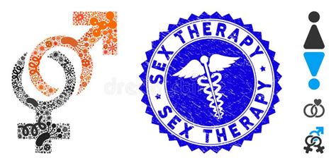 Virus Mosaic Sexual Symbols Icon With Serpents Distress Sex Therapy