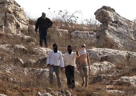Israeli Settlers Attack Palestinians Journalists At West Bank Olive