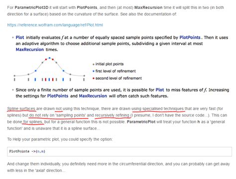Sampling How To Sample 3d Points To Visualize A B Spline Surface