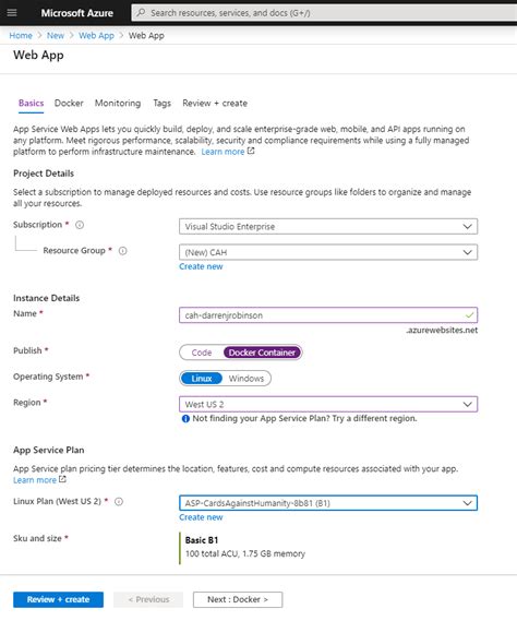 virtual cards against humanity as an azure web app darrenjrobinson