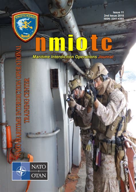 MIO Journal NATO Maritime Interdiction Operational Training Centre