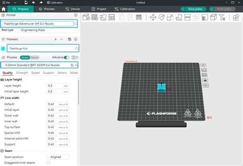 orca flashforge quick start guide