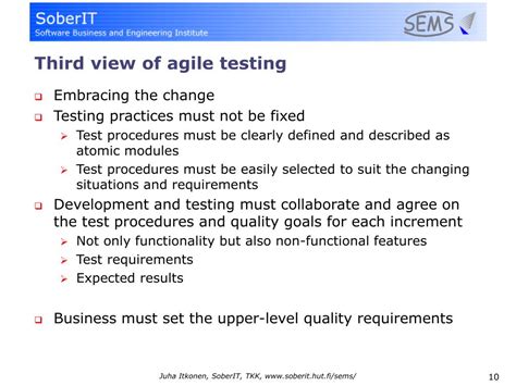 PPT Agile Testing And Or Agility In Testing PowerPoint Presentation ID 1208305