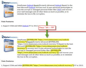 2 Methods To Batch Change Multiple Hyperlinks Addresses In Your Outlook Email
