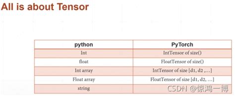 深度学习 pytorch 深度学习中的tensor介绍及常用操作 二维tensor csdn博客