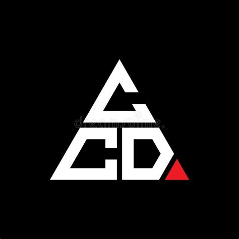 Ccd Triangle Letter Logo Design With Triangle Shape Ccd Triangle Logo