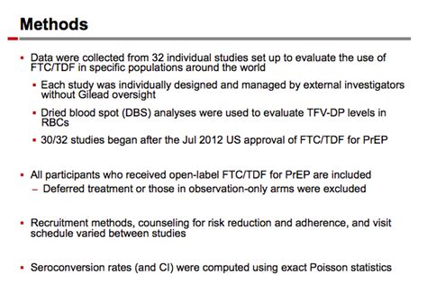 Asm Hiv 1 Seroconversion Across 17 International Demonstration Projects Using Pre Exposure