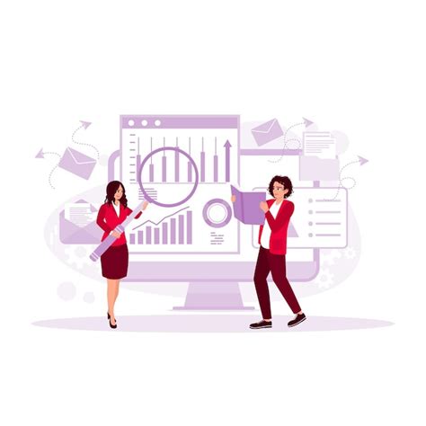 Premium Vector Businessman Checking Incoming Email To The Company Email Encryption Concept