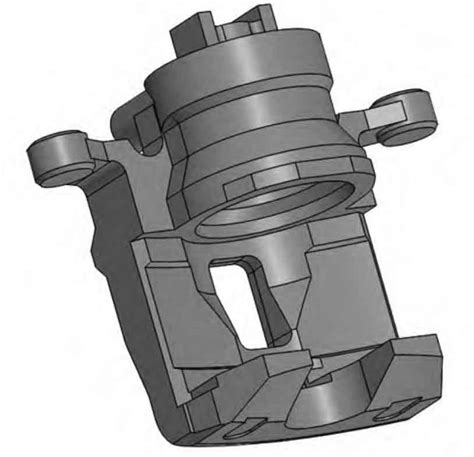 casting process of nodular cast iron automobile brake calipers zhy