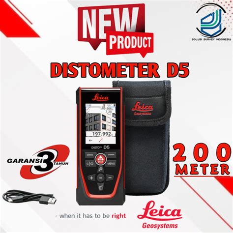 Jual Meteran Laser Leica D5leica Disto D5 Garansi Resmi 3 Tahun 200 M