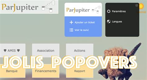 De jolis popovers avec Filemaker Consultants Développeurs Formateurs FileMaker ParJupiter