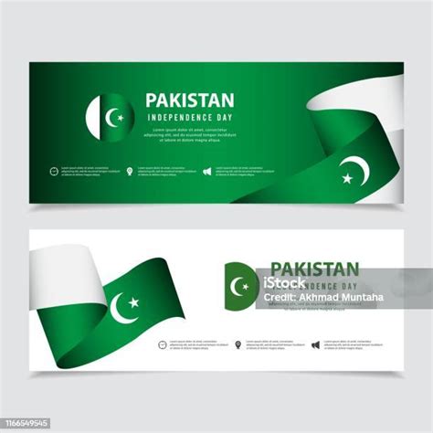 파키스탄 독립 일 벡터 템플릿입니다 배너에 대한 디자인 그림 광고 인사말 카드 또는 인쇄 디자인 행복 축 하 0명에 대한 스톡