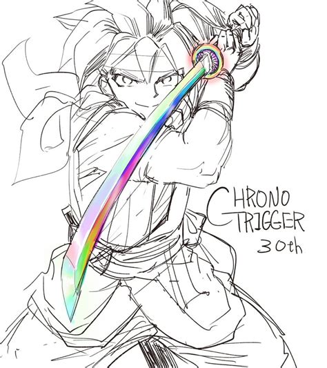 Crono Chrono Trigger Drawn By S A Murai Danbooru