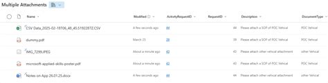 How To Upload Multiple Attachments With Different File Types To Sharepoint Document Library