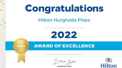 Excellence Hiltonhotels Hilton Success Hiltonhurghadaplaza