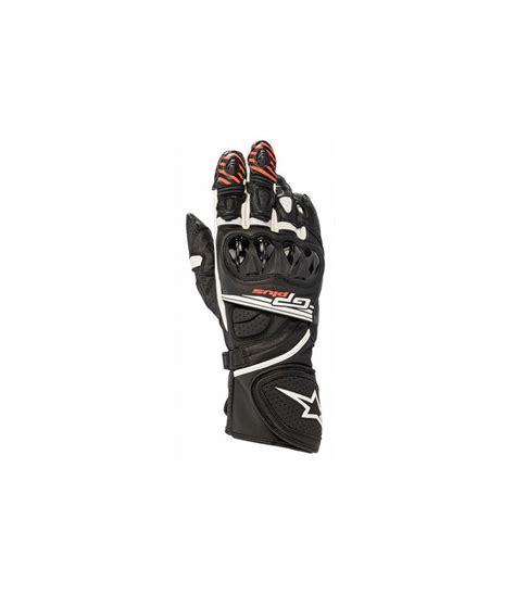Gp Plus R V2 Glove Alpinestars Racing Handschuh Schwarz Weiss